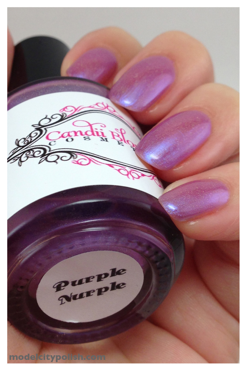 Candii Blossom Shimmering Strawberry and Purple Nurple